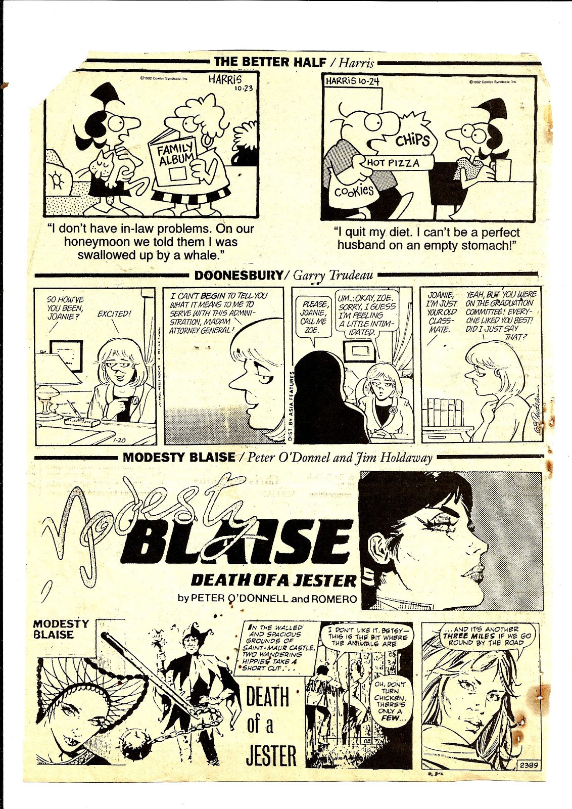 doctor who loved comics: MODESTY BLAISE-NOVELS AND COMICS "DEATH OF A ...