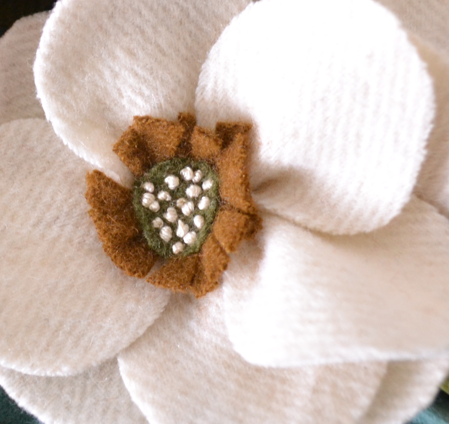Wool Flower Bouquet Bag | Tea Rose Home | Bloglovin’