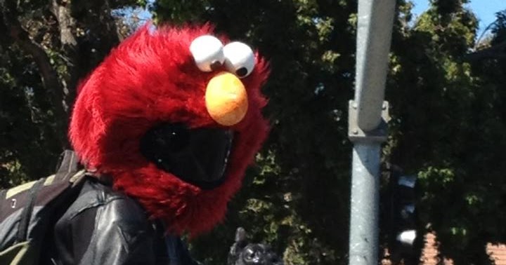 Motorcycle Helmets: Elmo Motorcycle Helmet Cover