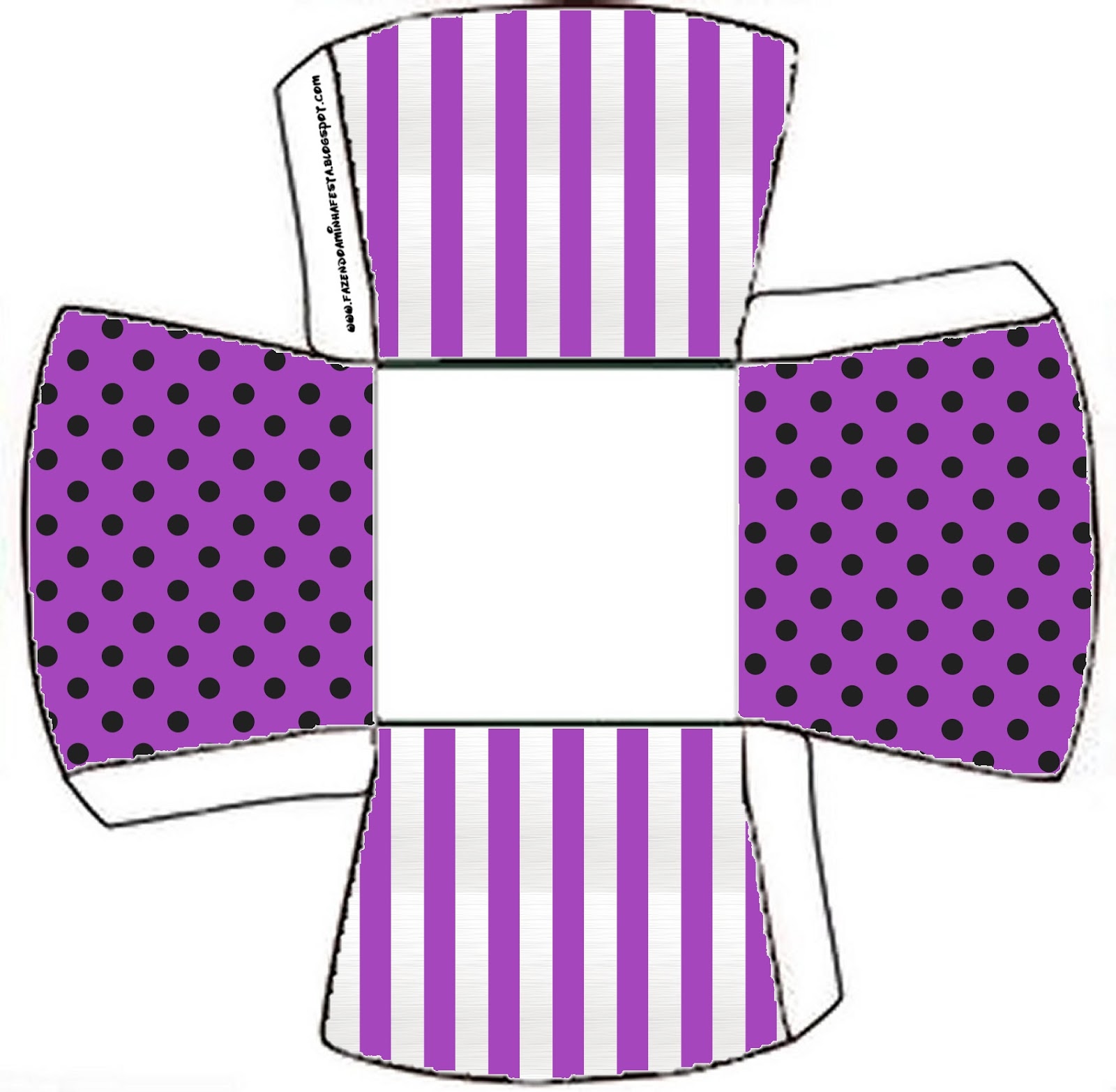 Sweet 16 Black Polka Dots in Purple: Free Printable Boxes. | Oh My ...