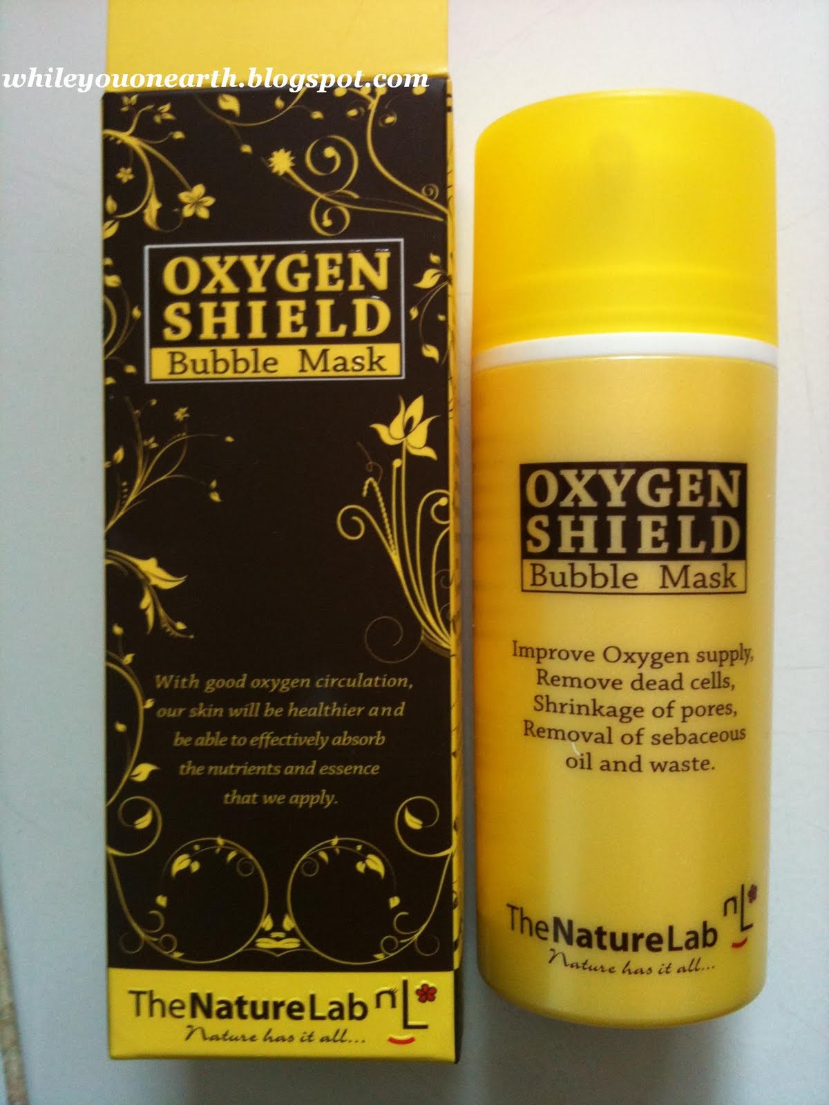 While you on earth..: Oxygen Shield Bubble Mask