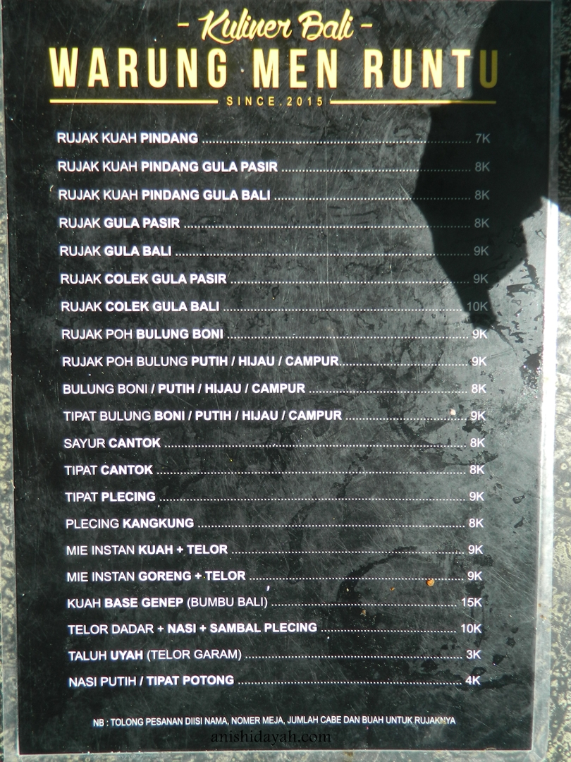 SangPetualang: Ngerujak di Warung Men Runtu