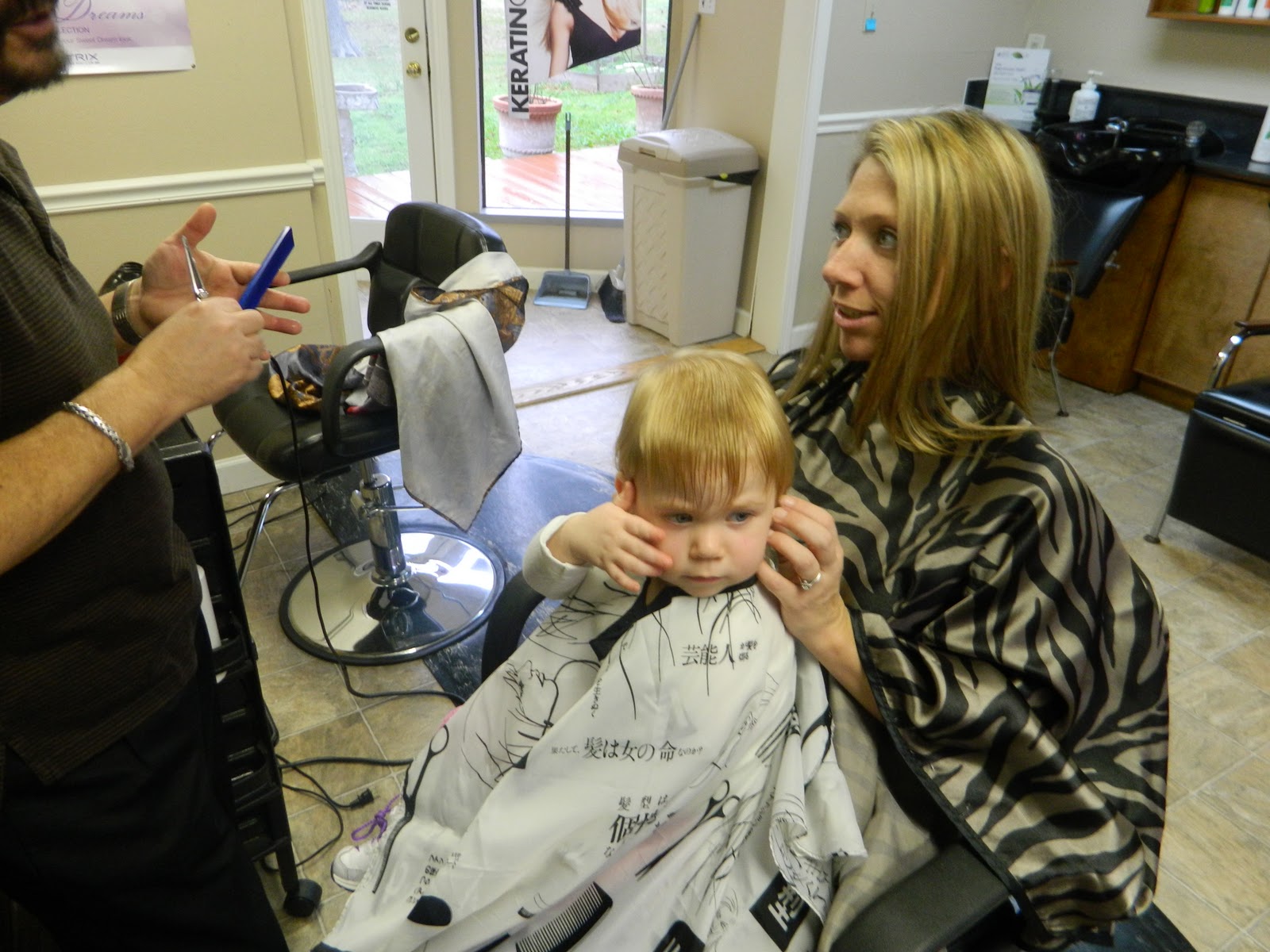 Manus Party of 5: Macie's first haircut