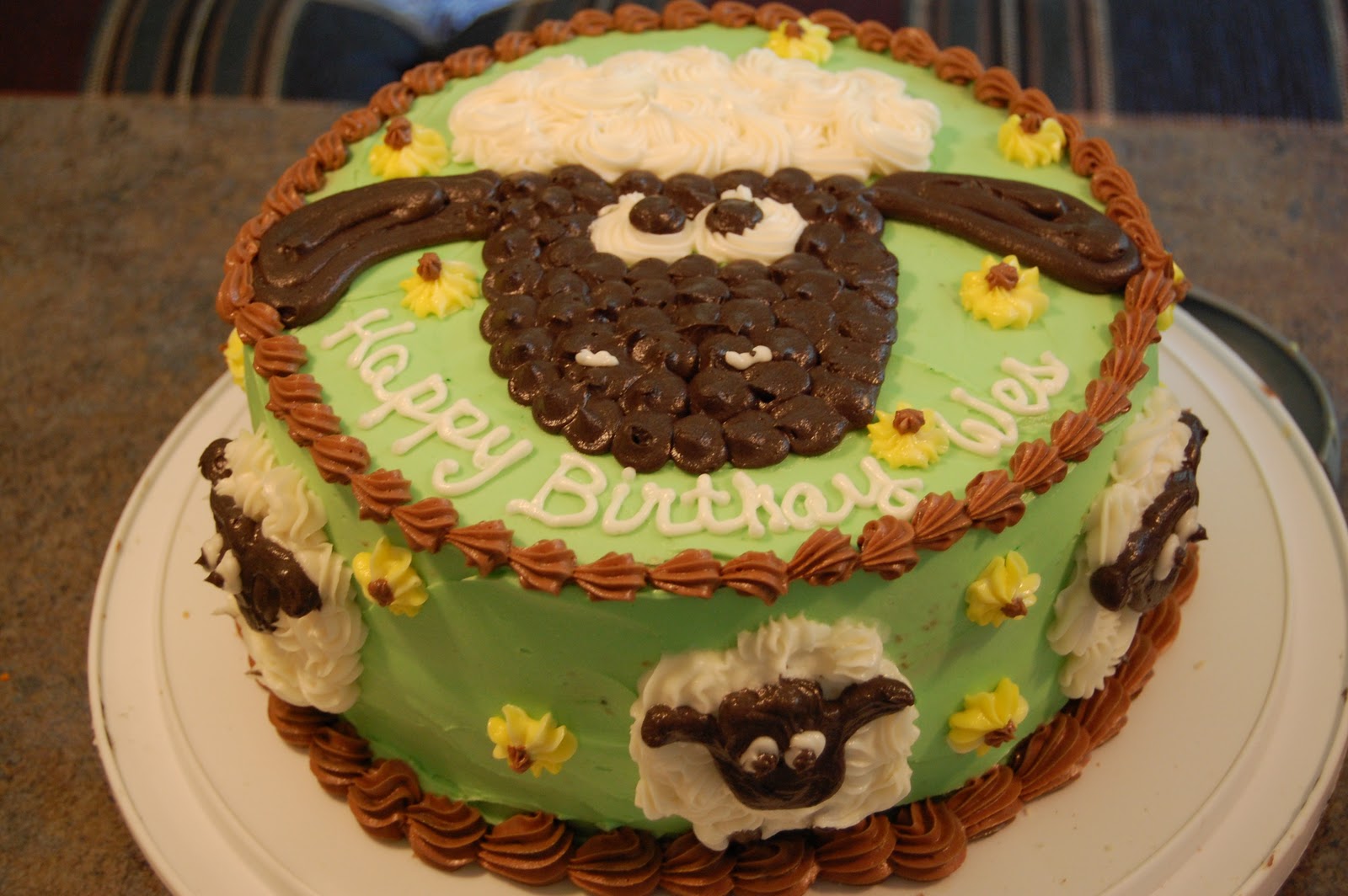 O Taste & See Cakes: Shaun the Sheep 2nd Birthday Cake