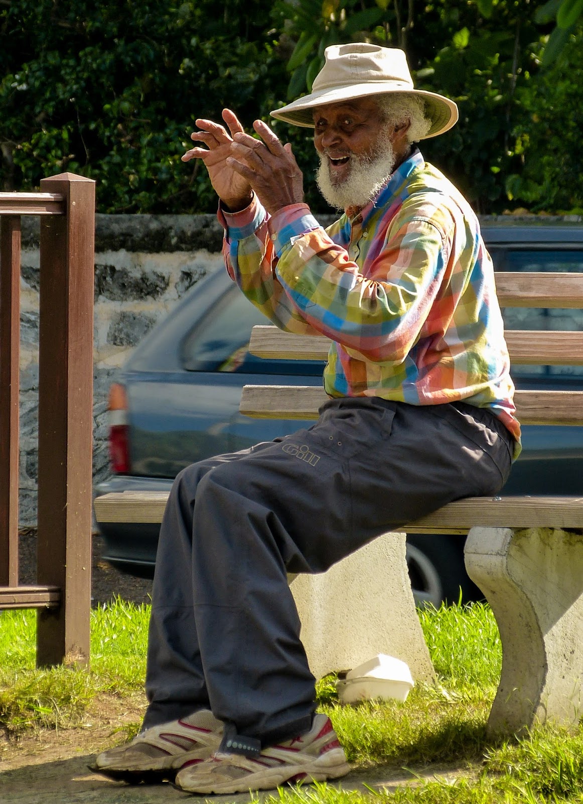 These Boots, in Bermuda.: Day 11 - Part 1: Johnny Barnes, Bermuda's ...