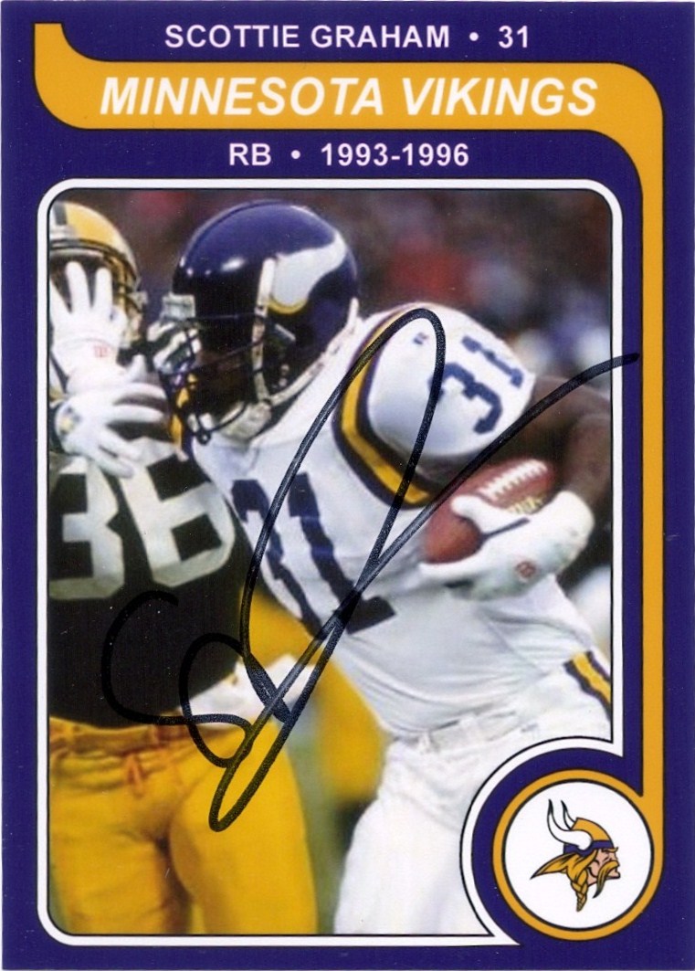 Minnesota Sports Autograph Project: SCOTTIE GRAHAM