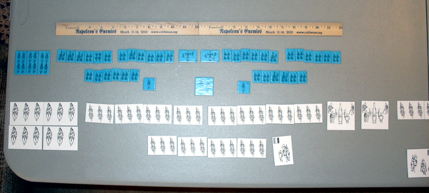 A League of Ordinary Gamers: Napoleonic Paper Counters