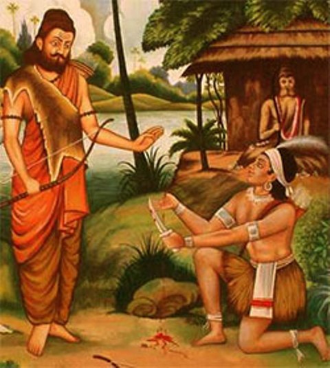 Why did Krishna kill Ekalavya?