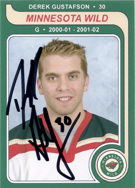 Minnesota Sports Autograph Project: DEREK GUSTAFSON