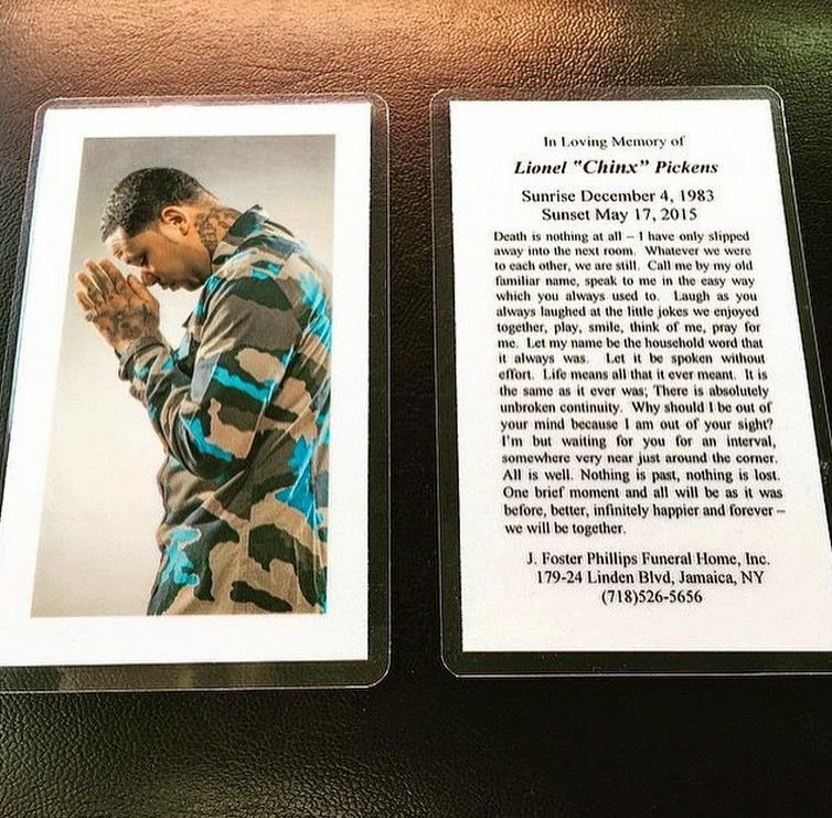 MY SPIZZOT: Rapper Chinx Drugs Laid To Rest,Funeral Was Today . REST IN ...