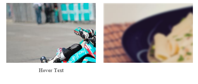 Css3 Blur Effect On Hover Image With Caption