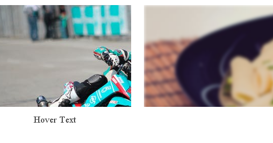 Css3 Blur Effect on hover image with caption