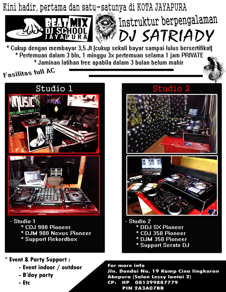 Beat Mix DJ School Jayapura