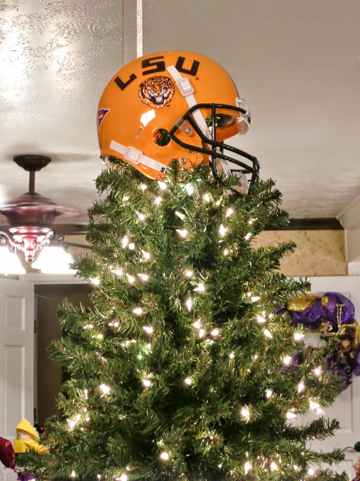 Life By The Pool. . .it's just BETTER!: LSU Christmas Tree