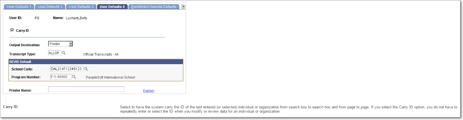 How to carry (auto-populate) EMPLID in search field in campus solutions ...