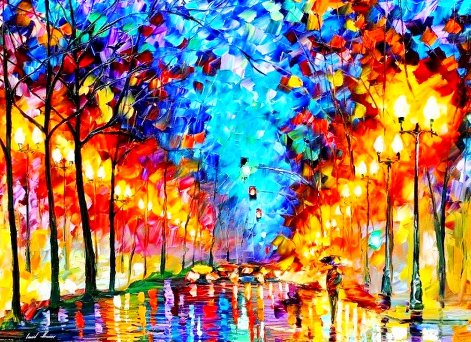 violetas: ARTE Y COLOR , PINTURA ( LEONID AFREMOV )