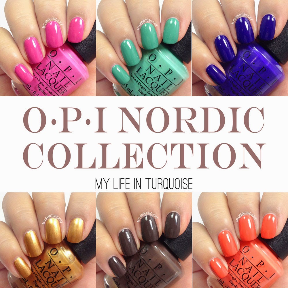 My Life in Turquoise: Nail Polish Review - OPI Nordic Collection (My ...