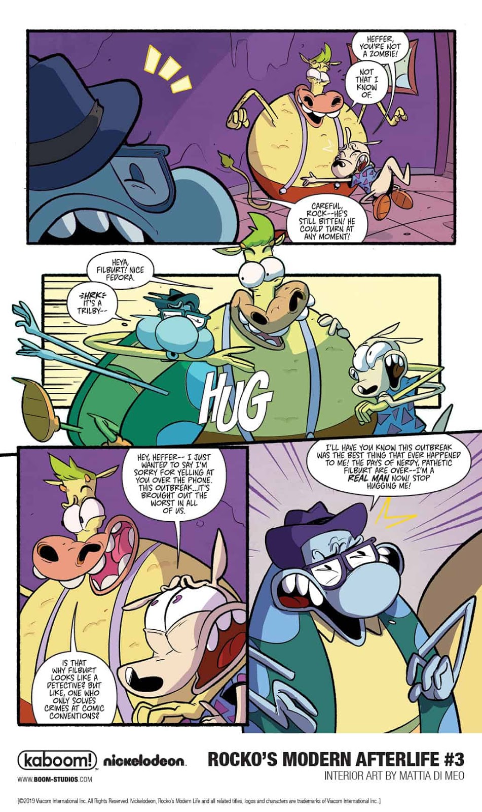 NickALive!: Preview: First Look at ‘Rocko’s Modern Afterlife #3’ from ...