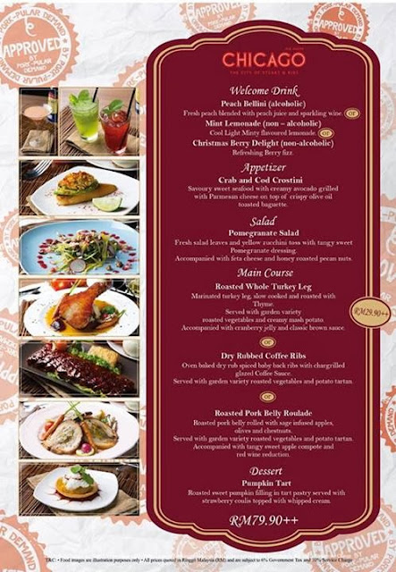 CHICAGO RIB HOUSE CHRISTMAS PROMOTION 2013 | Malaysian Foodie