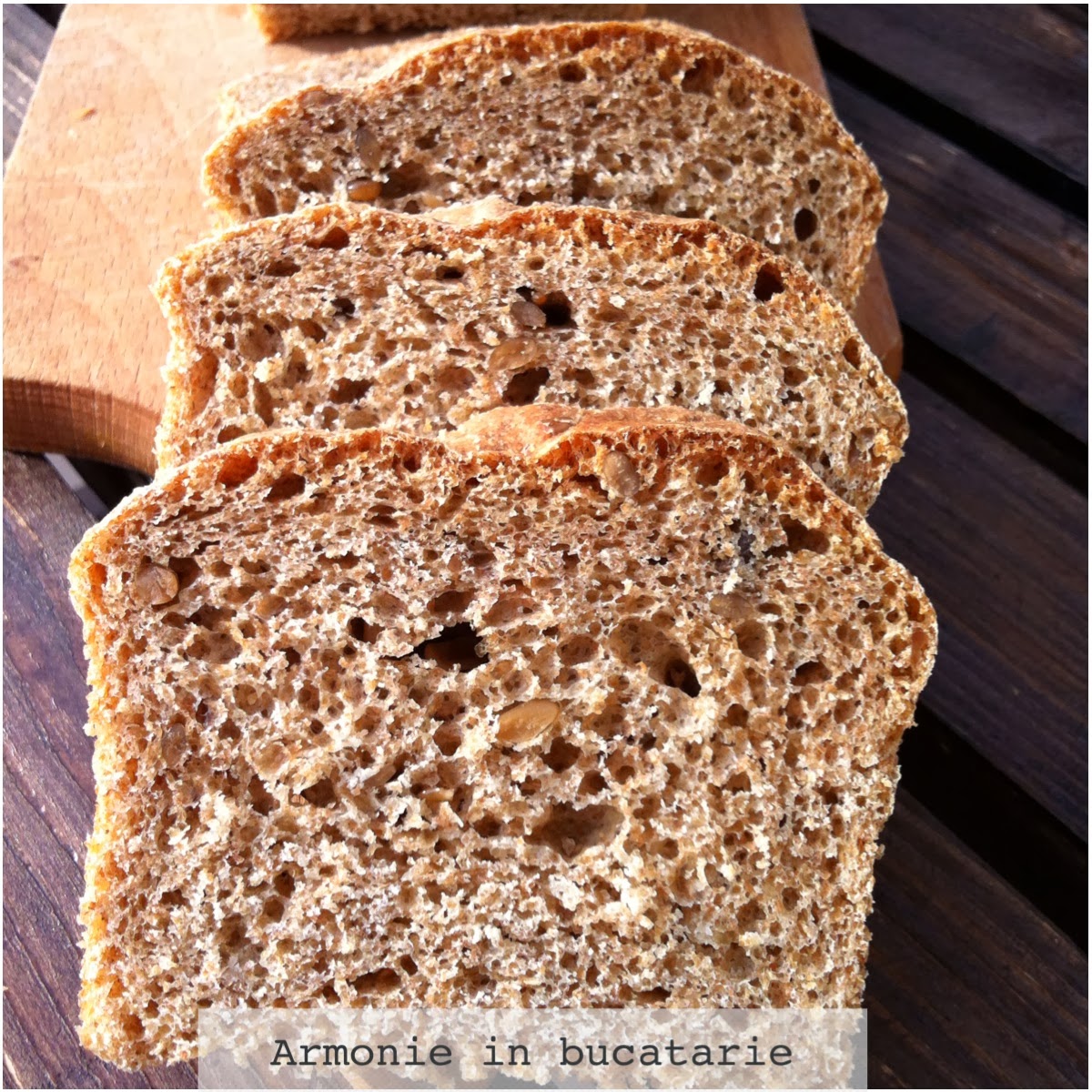 ARMONIE IN BUCATARIE: Paine integrala cu seminte