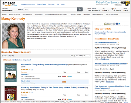 Fiction University: 6 Steps to a Professional Amazon Author Page