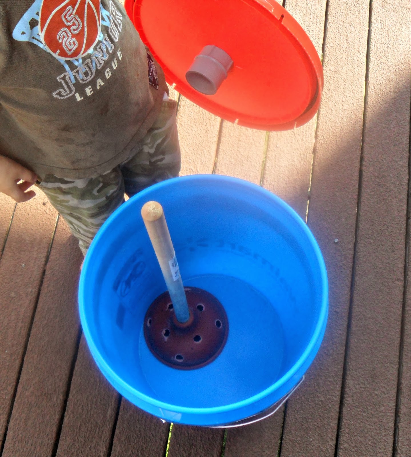 Western Warmth: Bucket Washing Machine