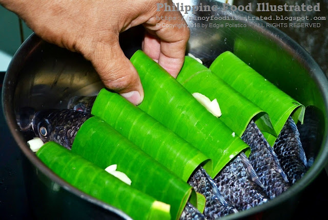 Philippine Cooking: Linabog nga tilapia
