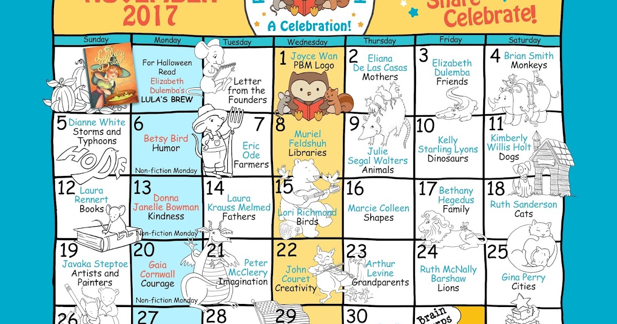 School Librarian in Action: The 2017 Picture Book Month Is On!