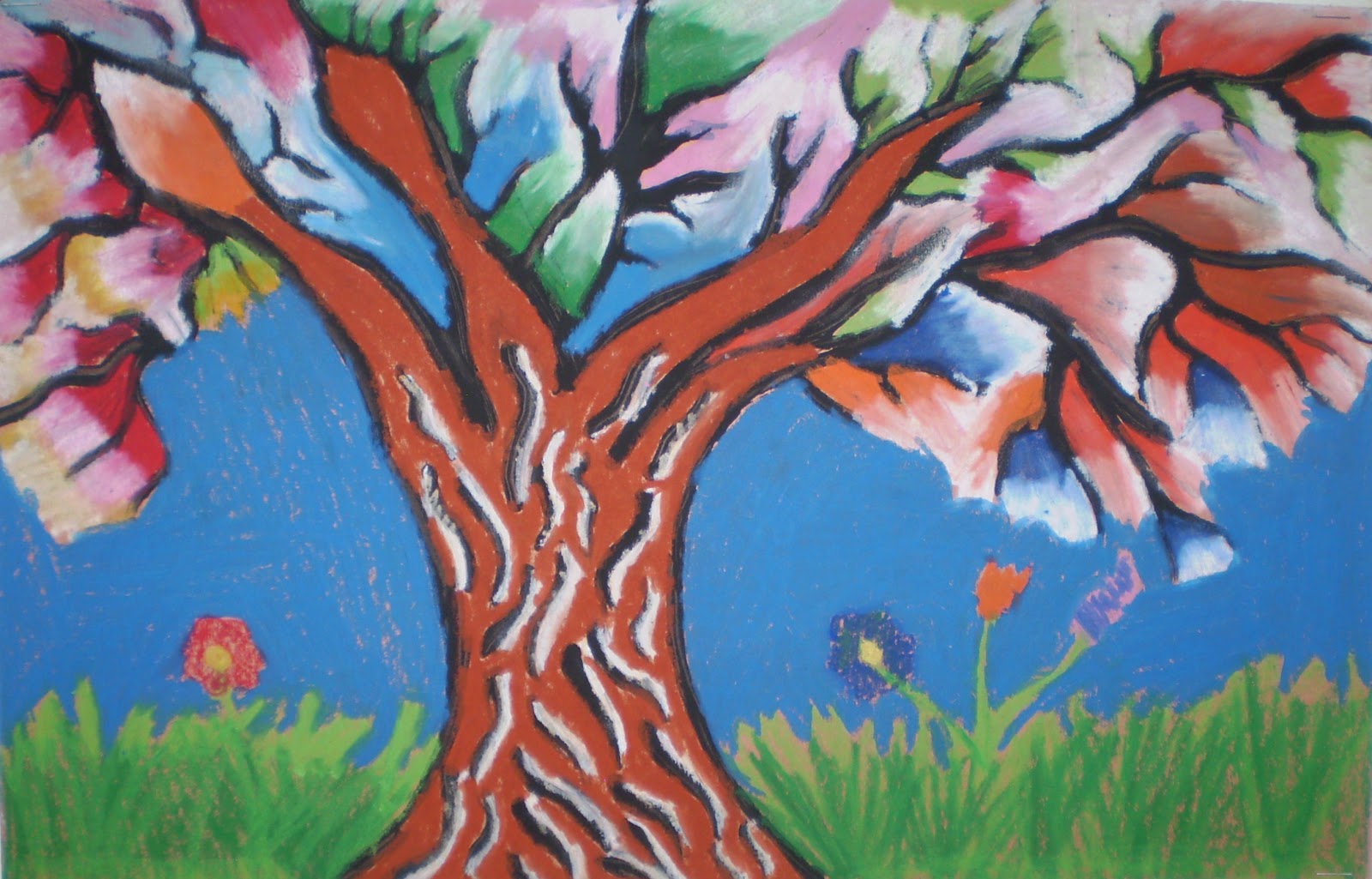Creating Crazy Good Fun!: Junior High Art Projects - Trees