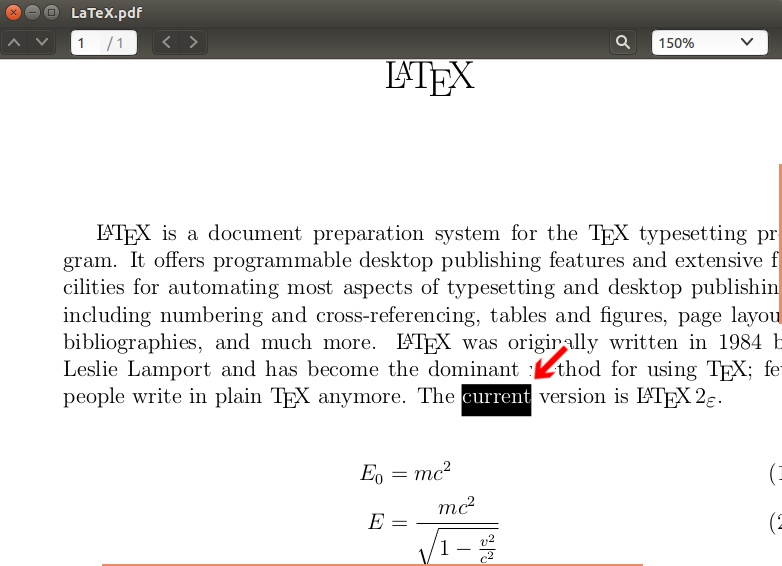 Ubuntu gedit-plugins その41 - TeXソースファイルとPDFファイルの文章の位置関係を強調表示するSyncTeX ...