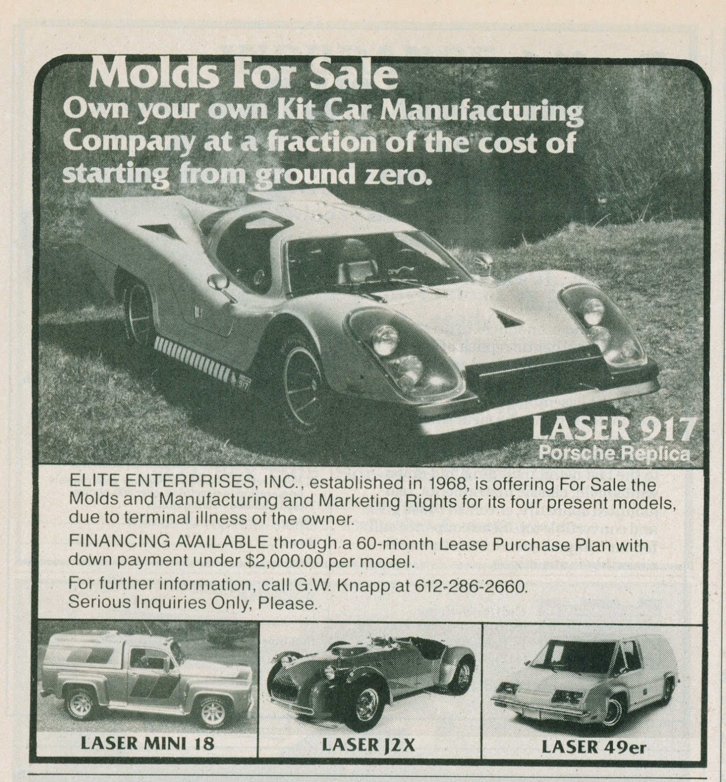 CARHUNTER : LASER 49ER KIT CAR