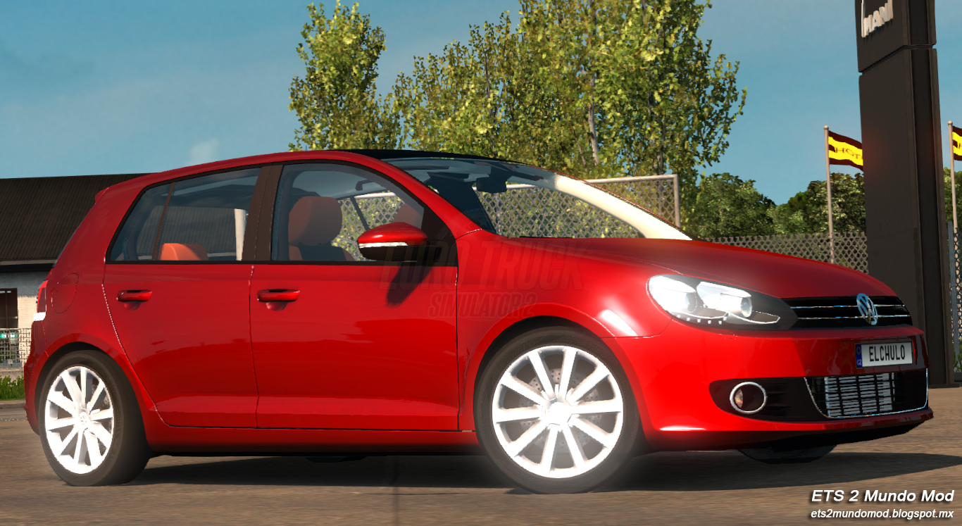 (Auto ETS 2) Volkswagen Golf MK6 - ETS 2 Mundo Mod