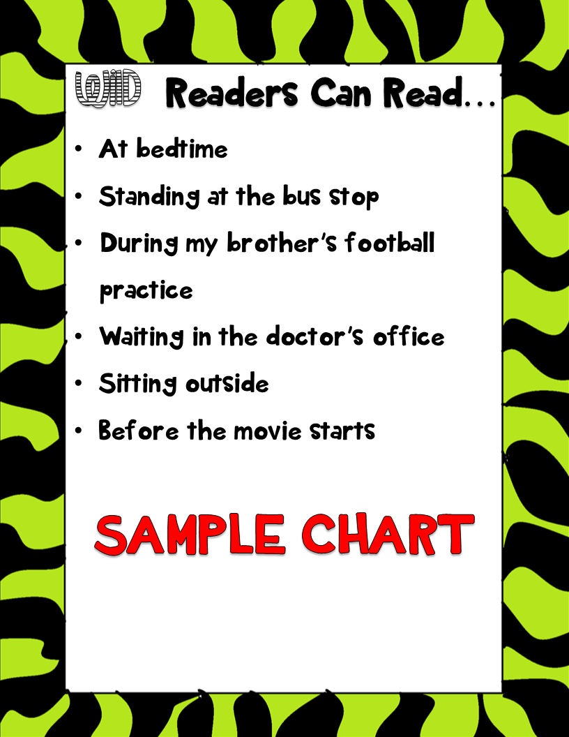 Reading in the Wild: Wild Readers Dedicate Time to Read {Chapter 1 ...