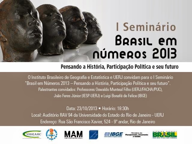 NIBRAHC: Brasil em Números 2013, Pensando a História, Participação ...