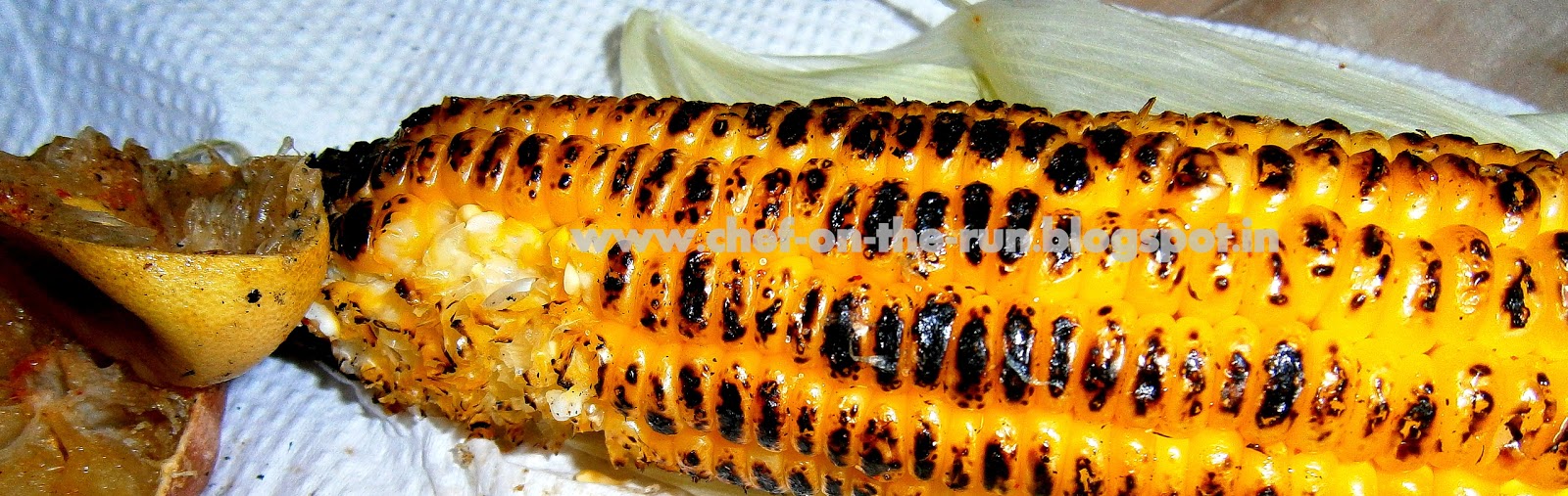 Chef-on-the-run: Roasted Corn-on-the-cob (Butta)