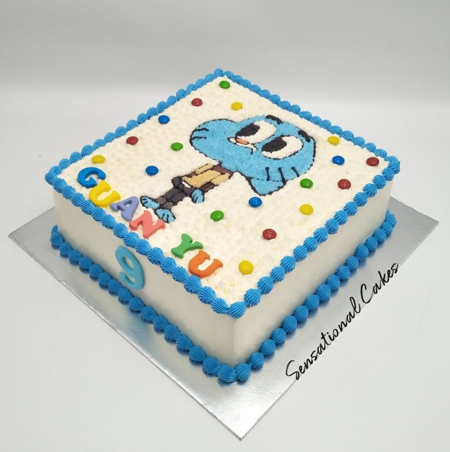 50+ Best The Amazing World of Gumball Birthday Cake Ideas and Designs ...