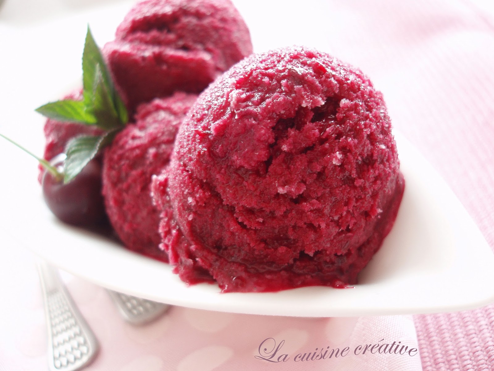 La cuisine creative: Sladoled od višanja