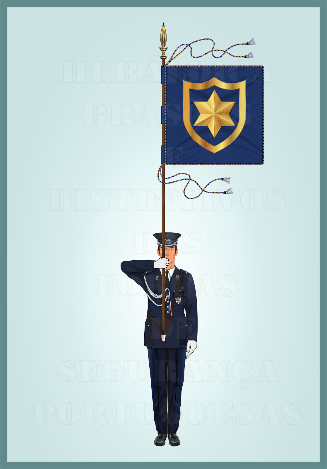 Heráldica - Brasões e Distintivos das Forças de Segurança Portuguesas