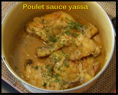 Recettes principales: Poulet sauce yassa