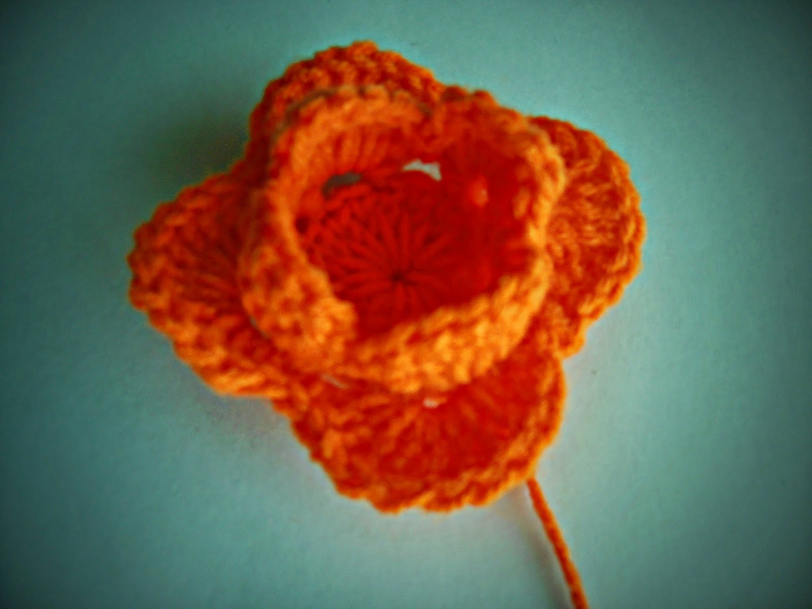 DIELA'S CROCHET: Cara Mengait Bunga Ros