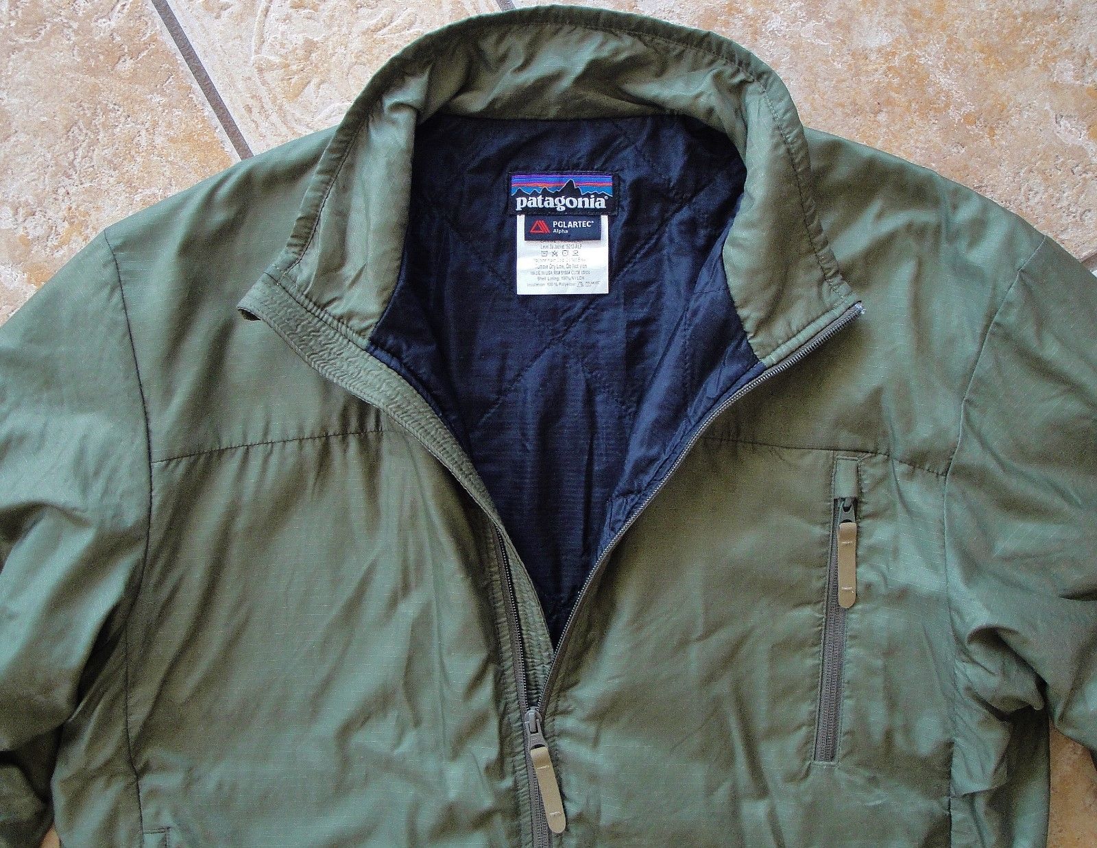 Webbingbabel: Patagonia Level 3a Jacket Alpha Green (NO PCU)