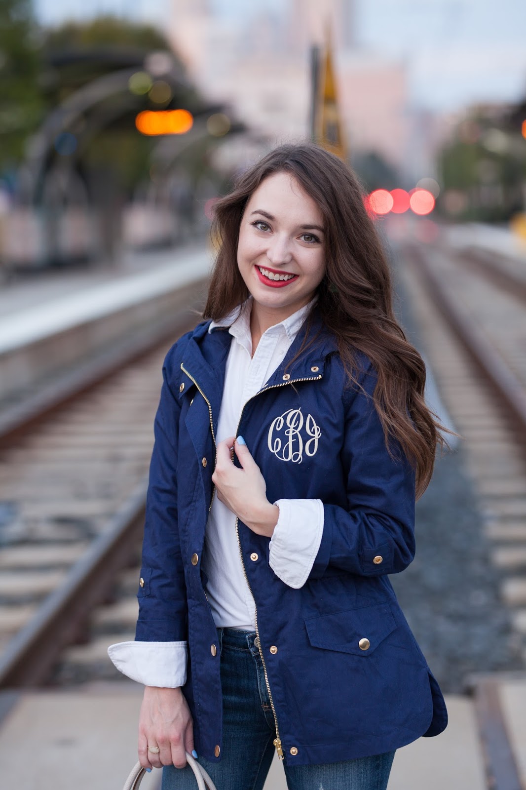 Monogrammed Field Jacket | Caralina Style
