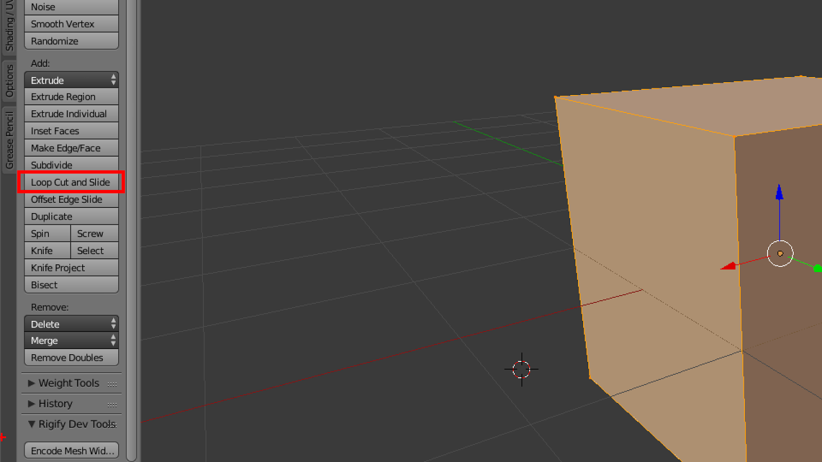 TeacherX: เครื่องมือพื้นฐานในการแบ่ง Polygon ของ ฺBlender