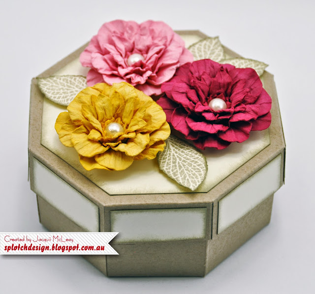 Splotch Design - Adding ink to paper!: Vintage Flower Box