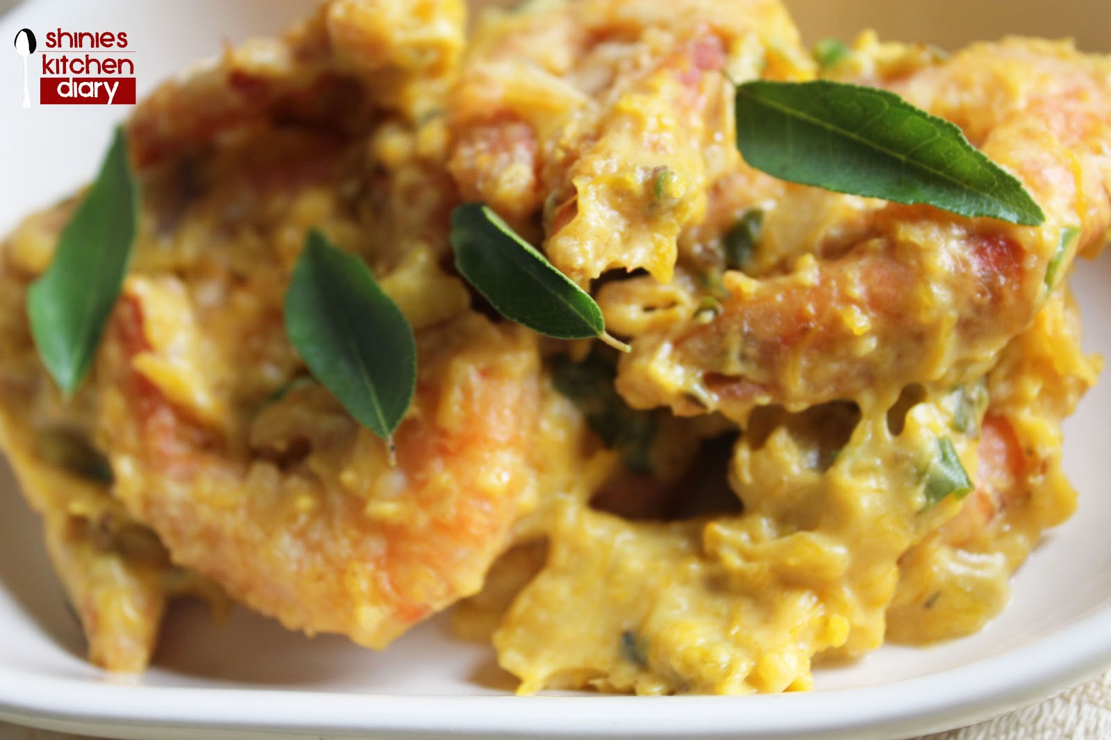 Crispy Pumpkin Prawn - Shinies Kitchen Diary