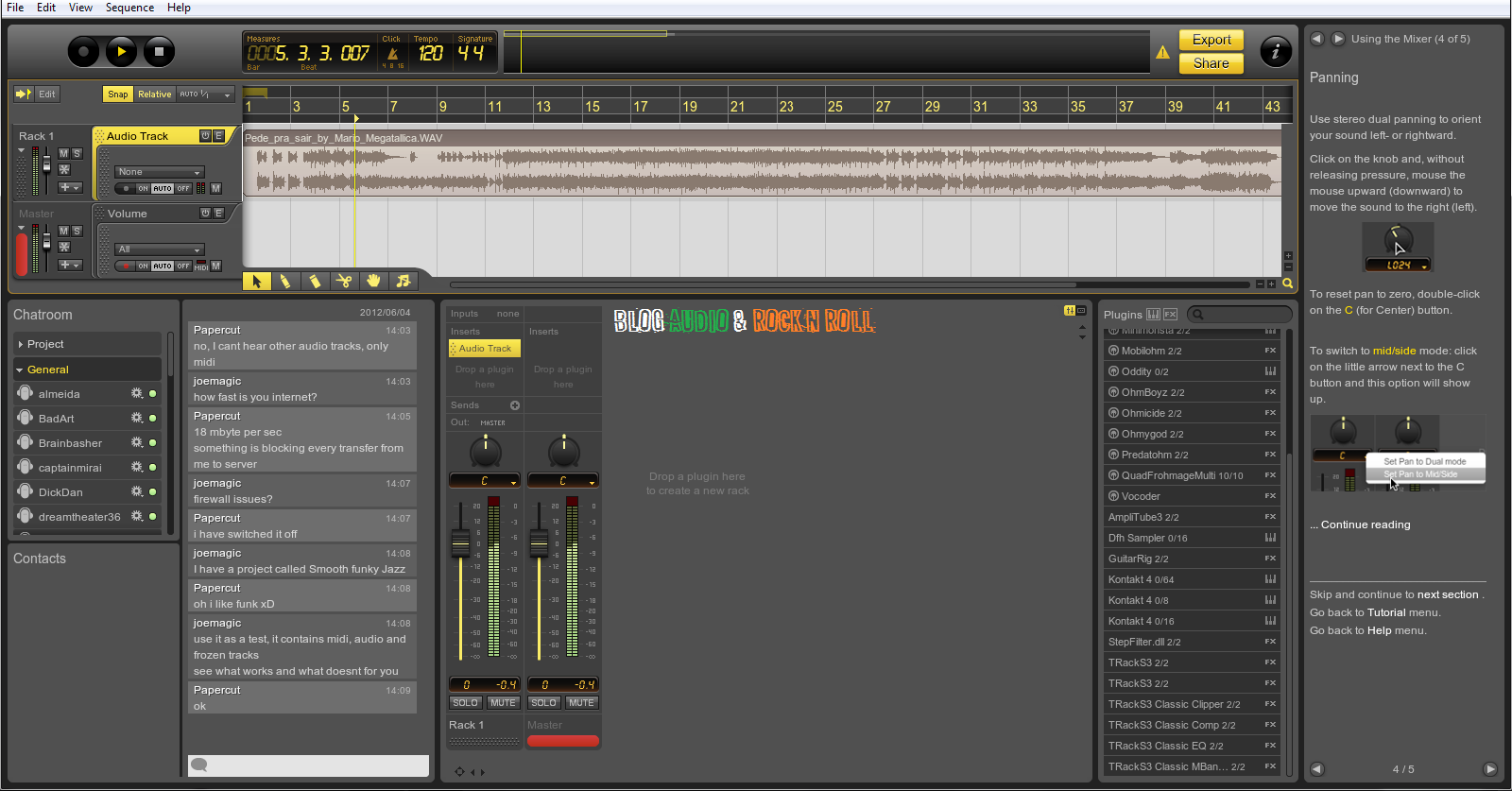 Blog Audio & Rock ´n´ Roll : Conhecendo o Ohm Studio