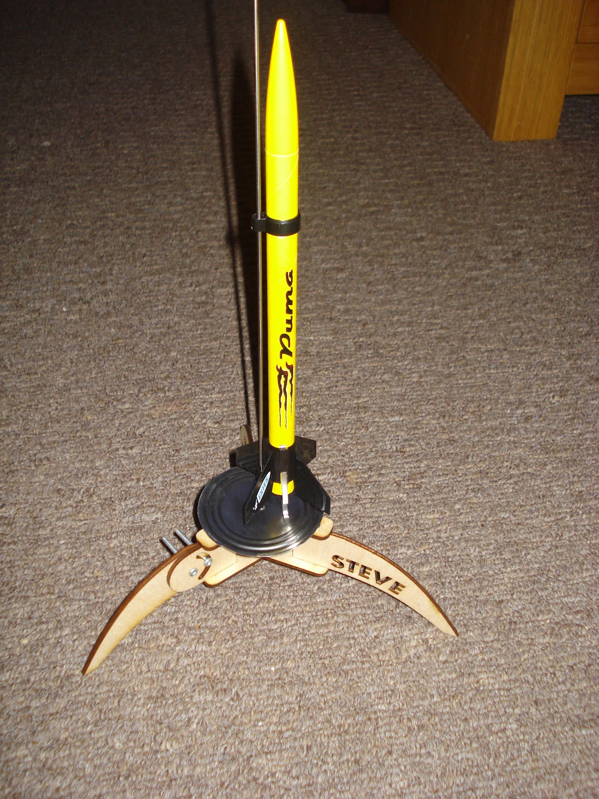 Laser cut rocket launcher