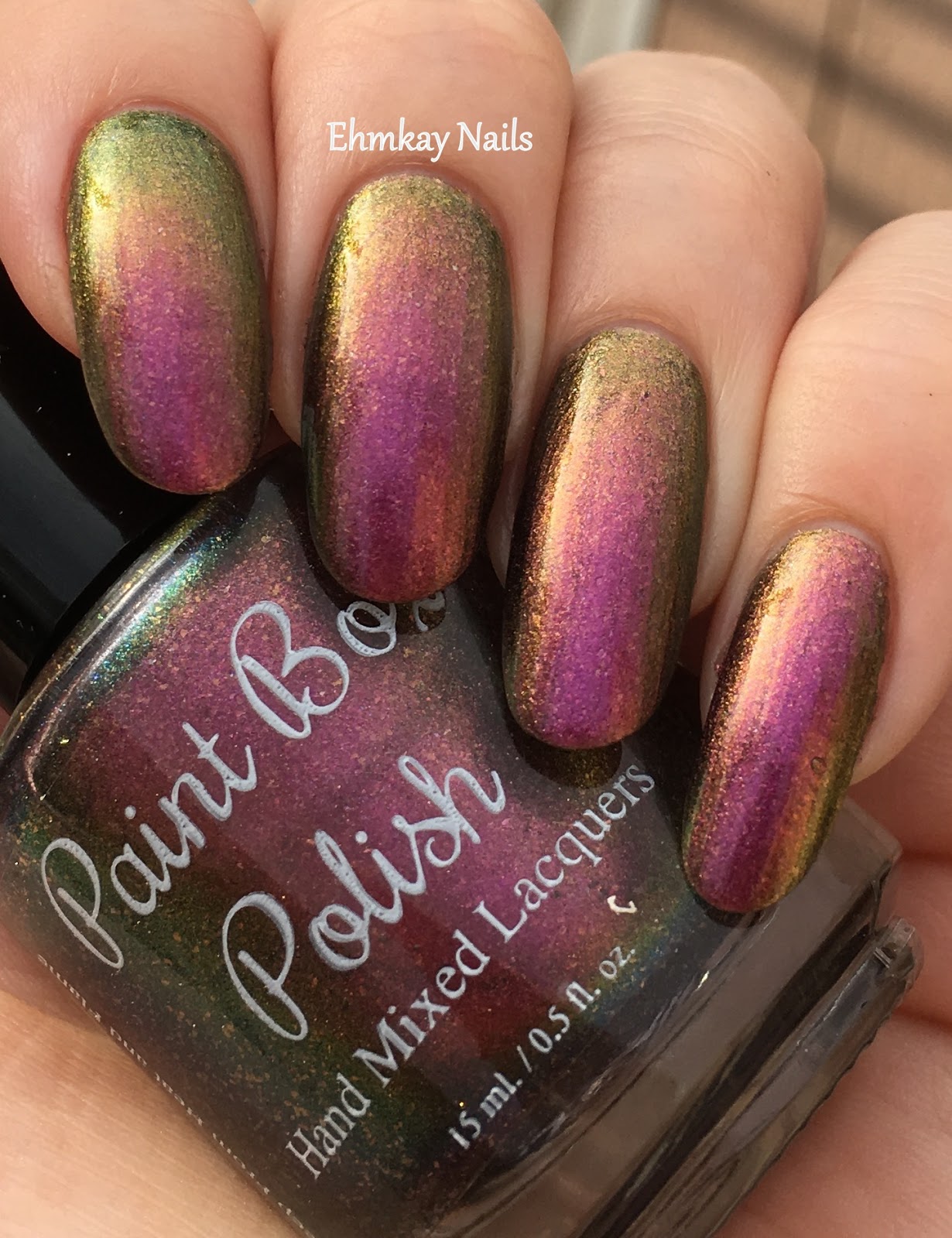 ehmkay nails: Paint Box Polish Amortentia: Multichrome Madness Group Custom