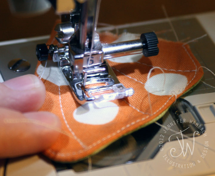 Jennifer Wambach Design and Illustration: Pinfeathers Pincushion Tutorial