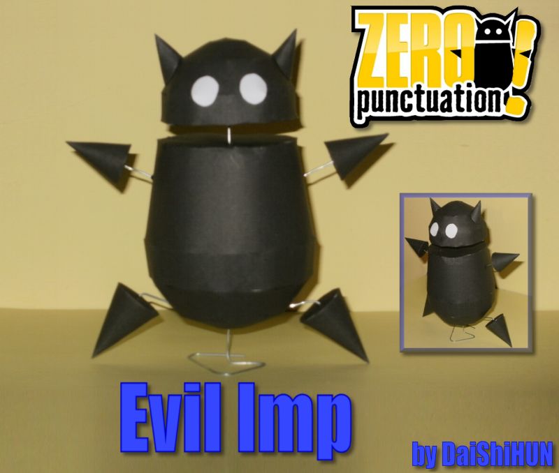 Papercraft - Zero Punctuation Evil Imp - Papercraft4u | Free ...